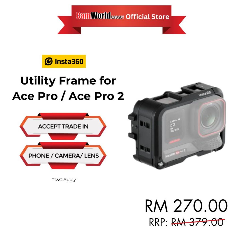 INSTA360 UTILITY FRAME FOR ACE PRO 2 / ACE PRO (ORIGINAL INSTA360 ...