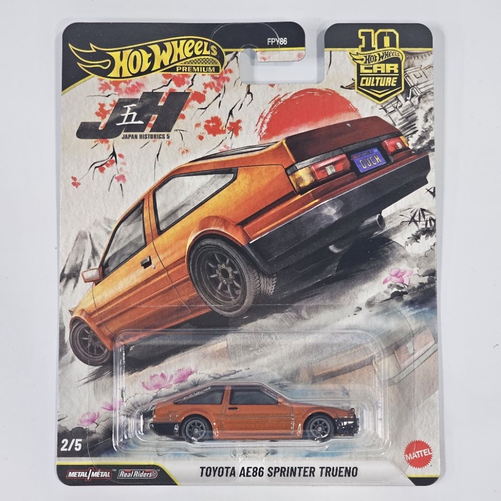 HOT WHEELS PREMIUM TOYOTA AE86 SPRINTER TRUENO JAPAN HISTORICS 5 JH5 ...
