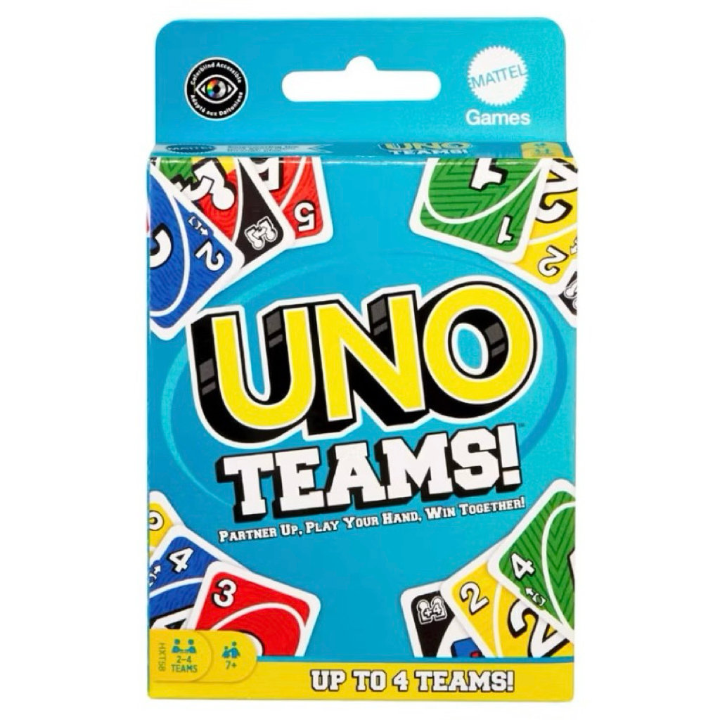 [𝗡𝗘𝗪 𝗦𝗘𝗥𝗜𝗘𝗦] Uno Teams Card Game Board Game Teaming for Kids Family ...