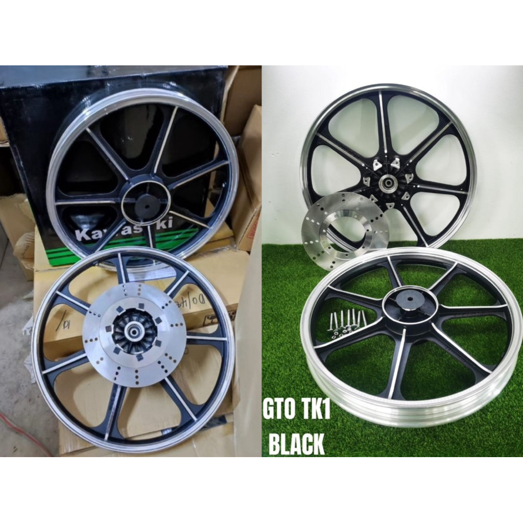 [18 INCH] KAWASAKI SPORT RIM GTO KT1 7L BATANG FULL CHOP 1.4X1.6 MADE ...