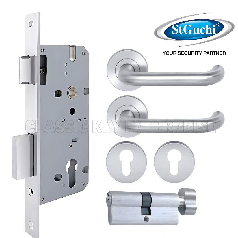 St Guchi mortise door lock lever handle SGLH-101 SIRIM Approved ...