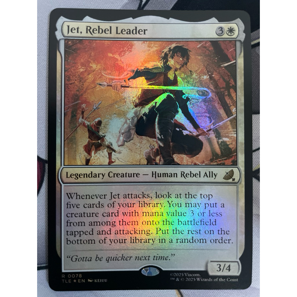 MTG:Avatar The Last Airbender (TLA) R0078 - Jet, Rebel Leader (Foil ...