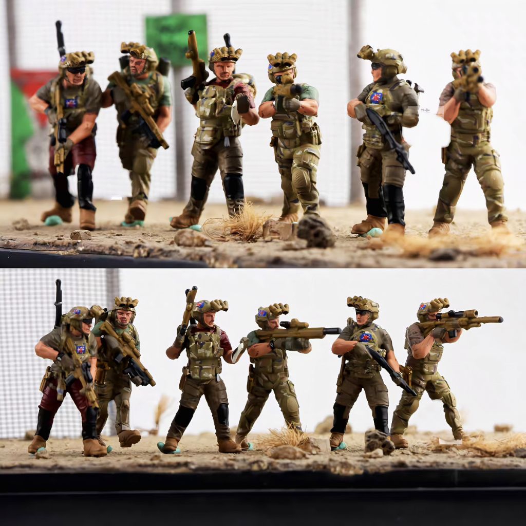 UK SAS Special force Special Air Service Regiment Army Figure 1/72 ...