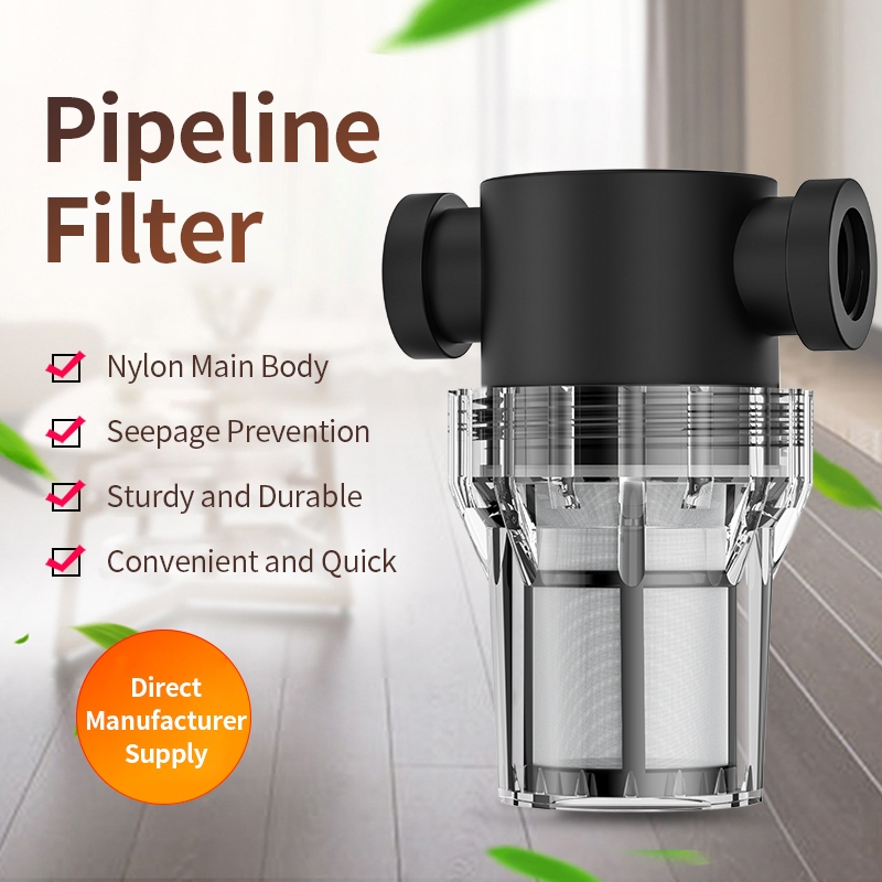 Pre-filter Tap water filter small front water purifier plastic pipe ...