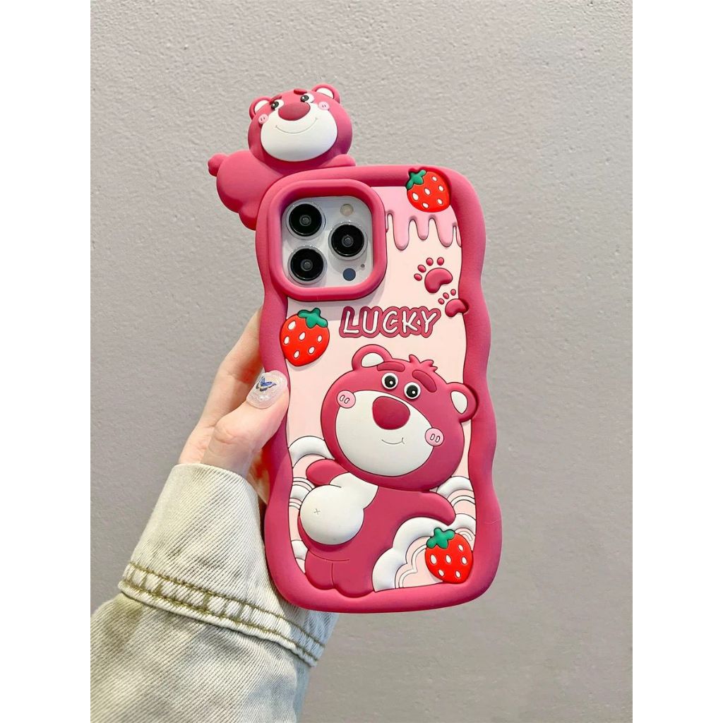 Lucky Bear Case With IP11 Series Until IP16 Plus | Shopee Malaysia