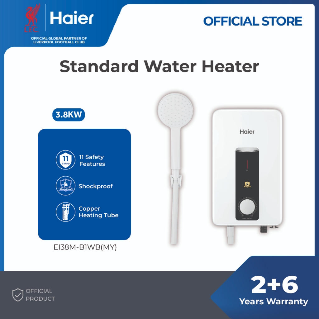 [READY STOCK] Haier Standard Water Heater 3.8KW / 3D Heating Technology ...