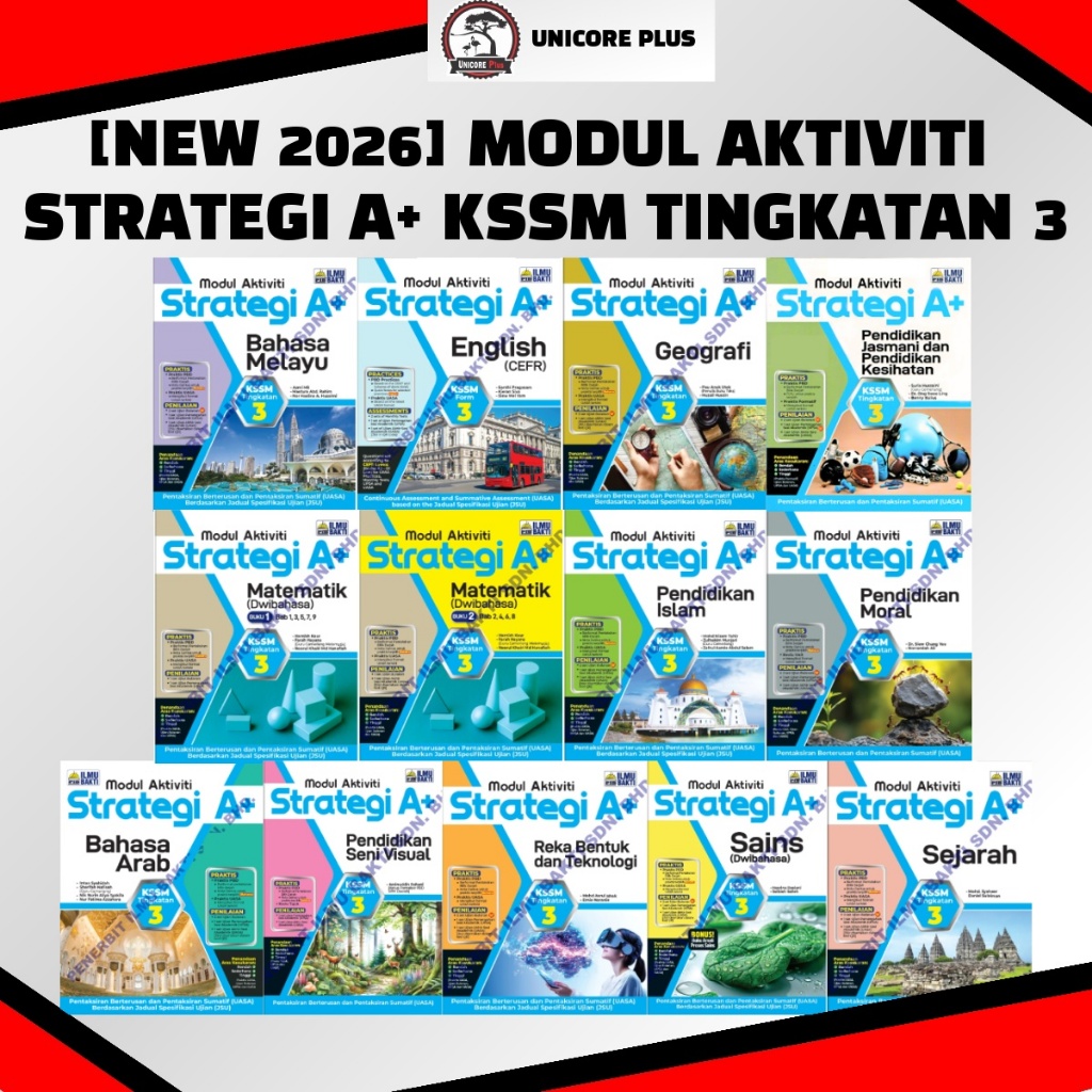 [NEW 2026] MODUL AKTIVITI STRATEGI A+ KSSM TINGKATAN 3 | Shopee Malaysia