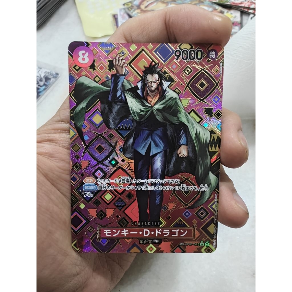 Bandai One Piece OPTCG Parallel AA SP Special OP07-015 Batik Dragon ...