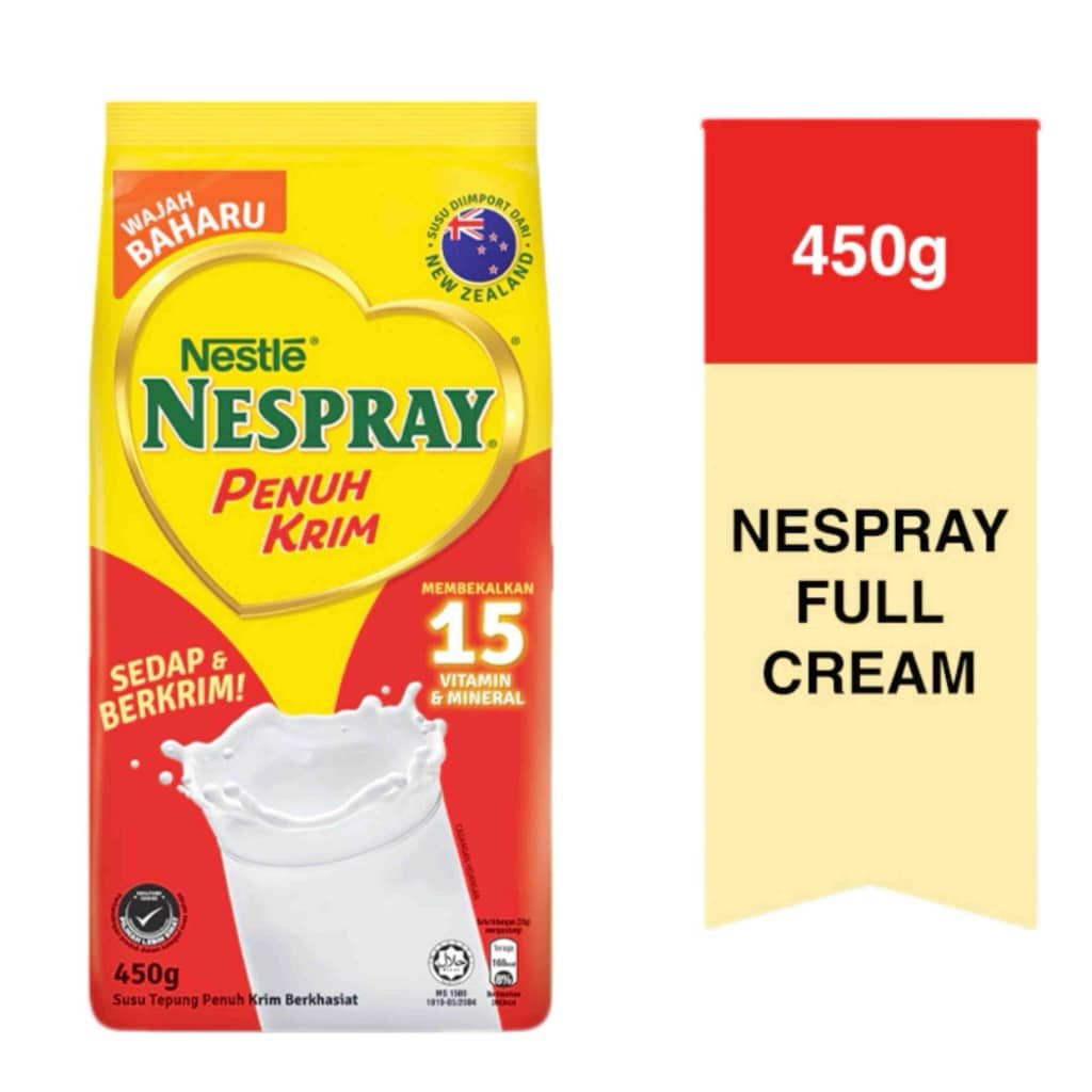 (Exp08/26) Nestle Nespray Full Cream Milk Powder 450g | Shopee Malaysia