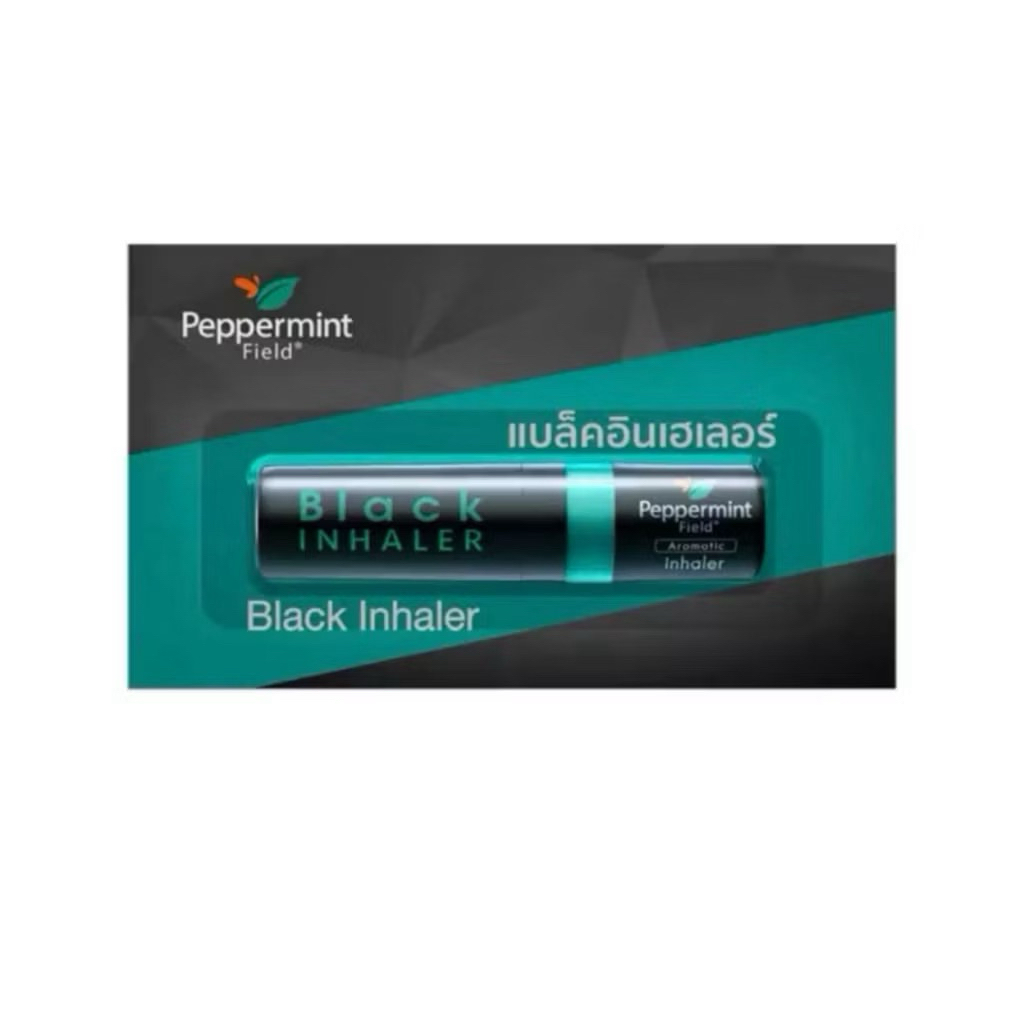 BLACK INHALER PEPPERMINT FIELD – ORIGINAL THAILAND 🇹🇭 | LEGA HIDUNG ...