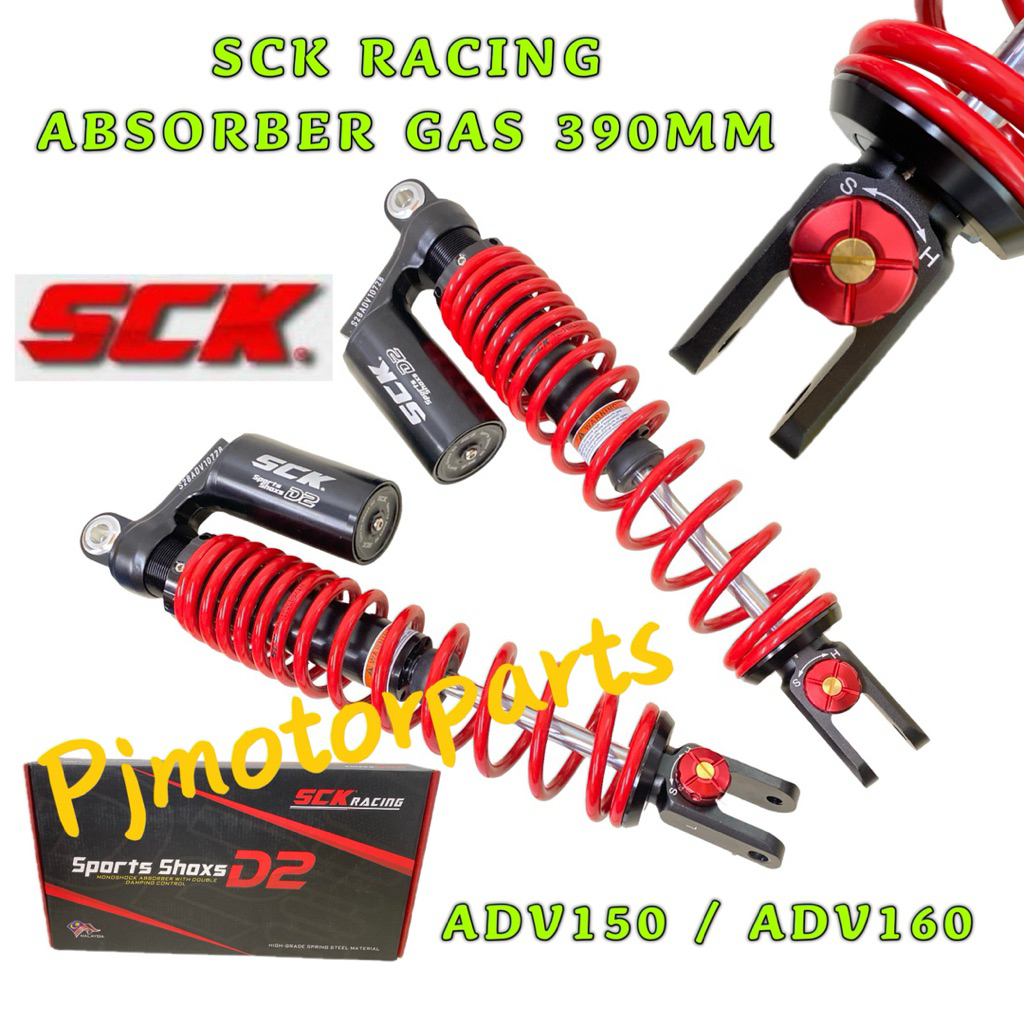 ADV150 ADV160 ( ORIGINAL SCK RACING ) 390MM SPORTS SHOXS D2 DUAL ...