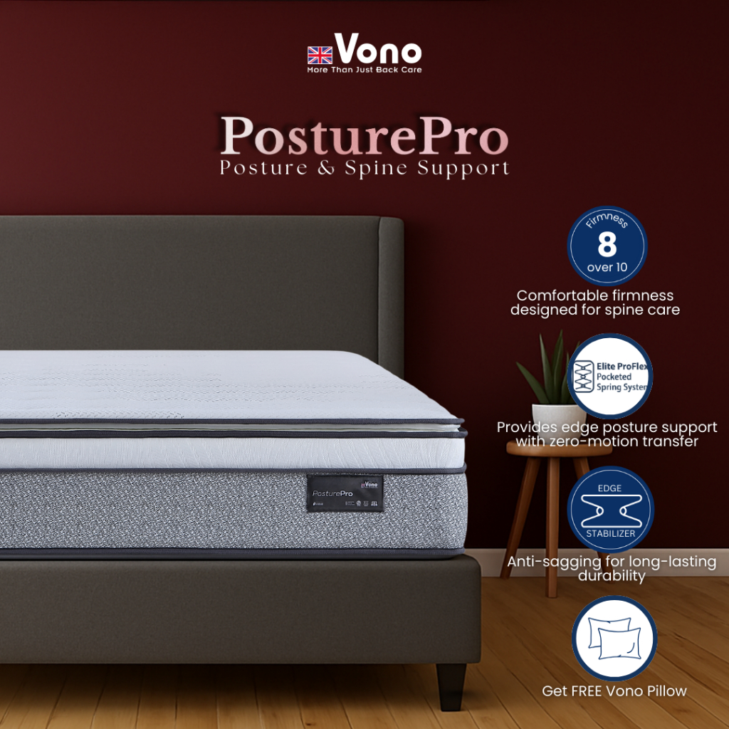 [NEW] Vono PosturePro Mattress (Tilam Vono) | 10 year Warranty | Motion ...