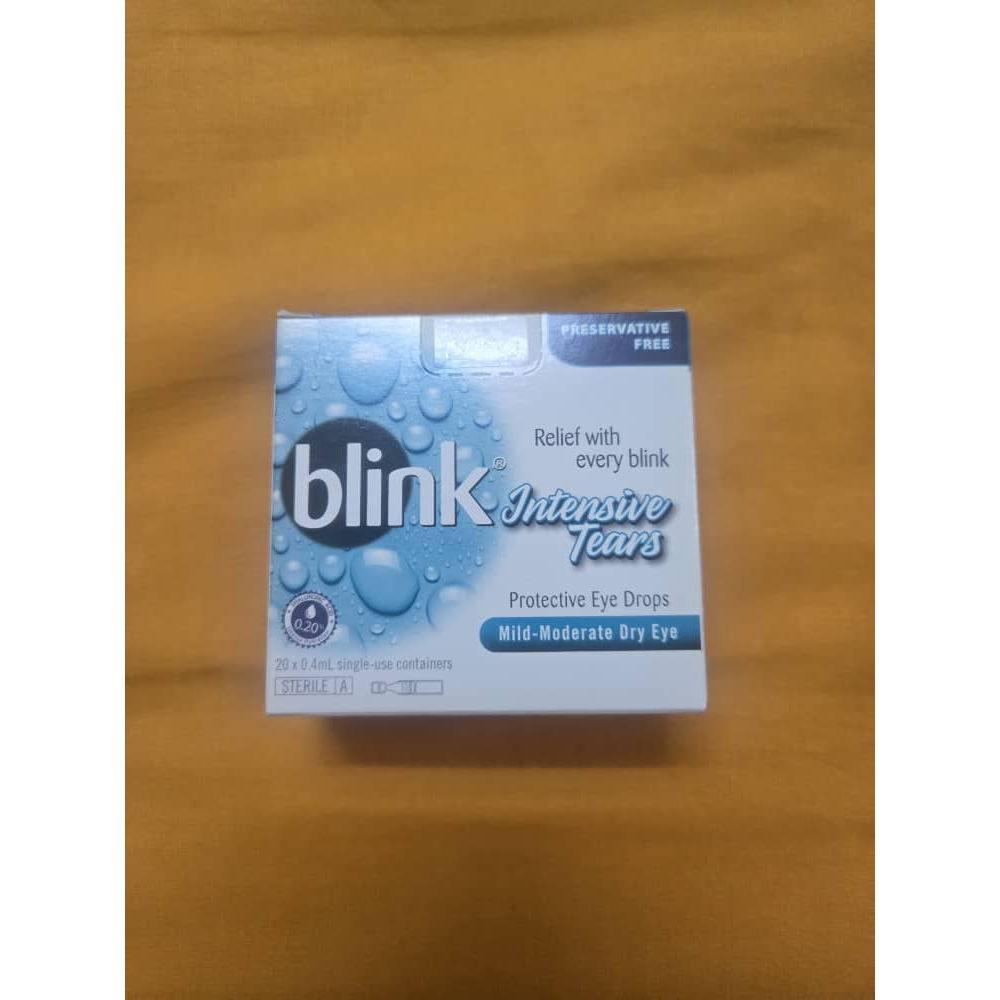 Blink Intensive Tears 20 x 0.4ml single-use containers | Shopee Malaysia