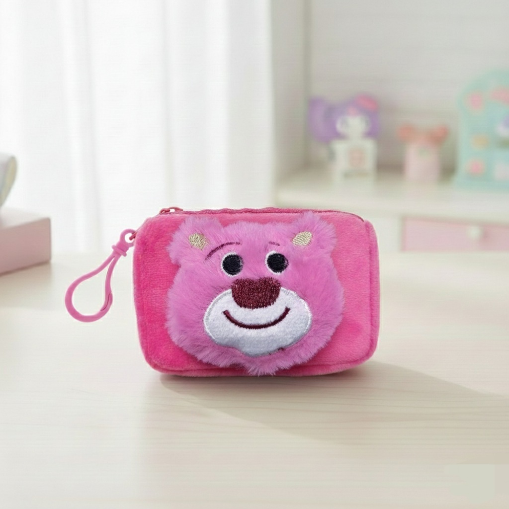 (Ready Stock 🇲🇾)👛Lotso Cartoon Cute Coin Card Bag Pouch Gift Purses ...
