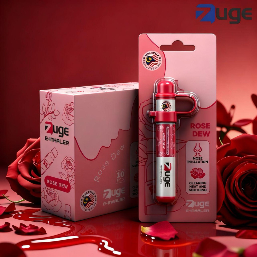 [READY STOCK]‼️ [第一正品授权] 新口味🍇🌹🌱 ️🍊🧊10pcs CAN MIX FLAVOUR💟ZUGE E-Inhaler ...