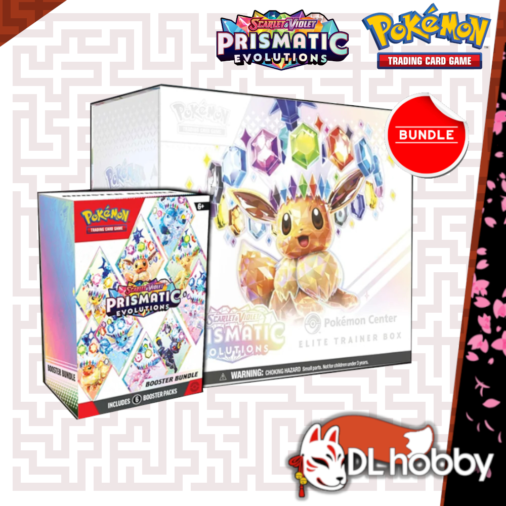 Pokemon Prismatic Evolution ETB & Booster Bundle Costco Bundle Pack ...