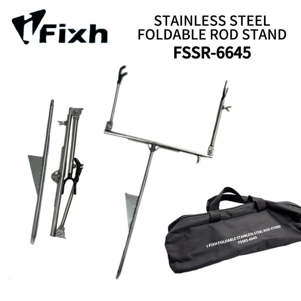 I-FIXH FOLDABLE STAINLESS STEEL ROD STAND KOLAM PANCANG LIPAT FSSR-6645 ...