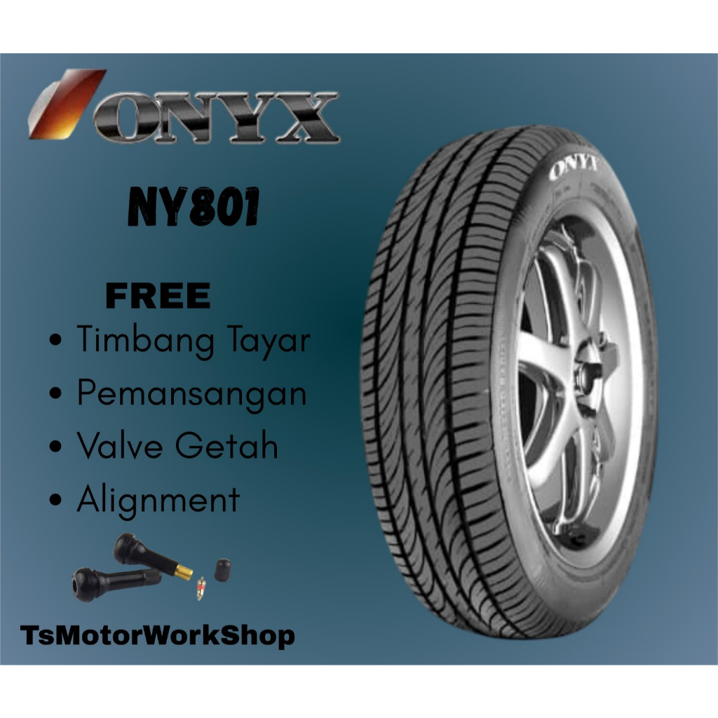 TAYAR ONYX NY801 TAHUN 2025 155/70R12 FREE VALVE GETAH SETIAP 1BIJI ...
