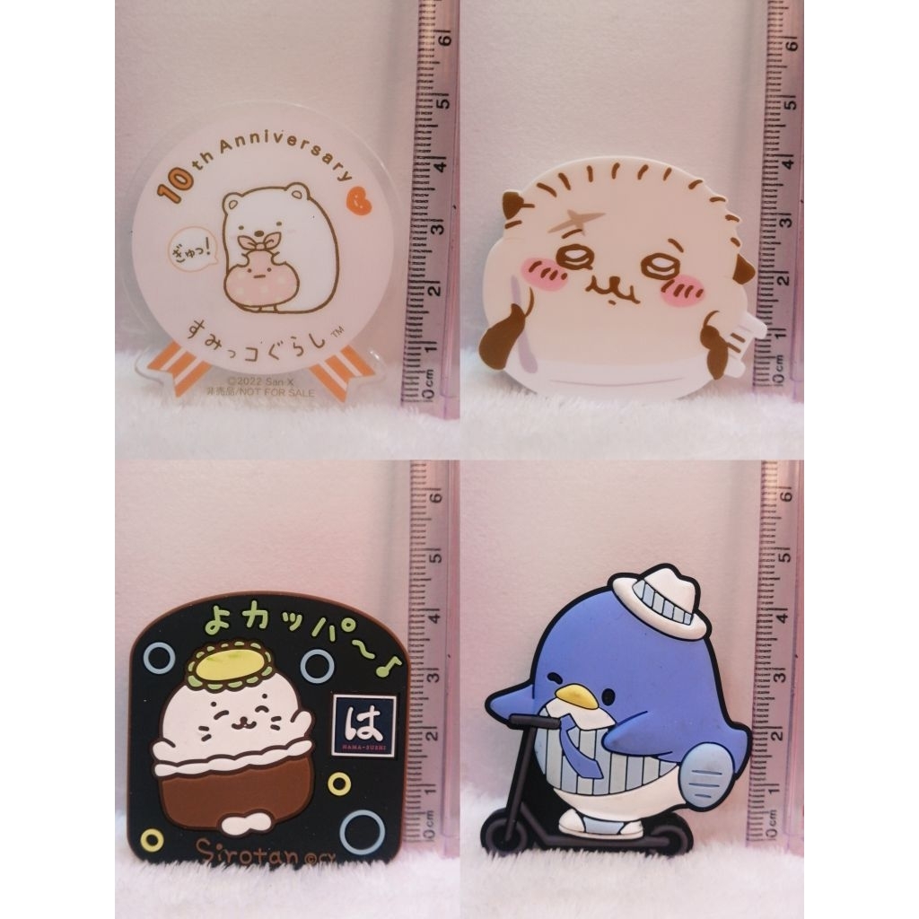 Preloved Character Clip C1 Sumikko Gurashi Shirotan Rakko Chiikawa ...