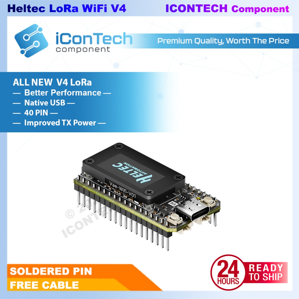 LORA ESP32 Heltec Module WiFi LoRa 32(V4) , ESP32S3 + SX1262 [FREE ...