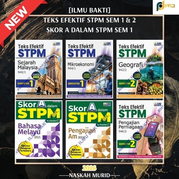 (DL) Teks Efektif STPM [Buku Rujukan STPM] & Buku Latihan Skor A Dalam ...