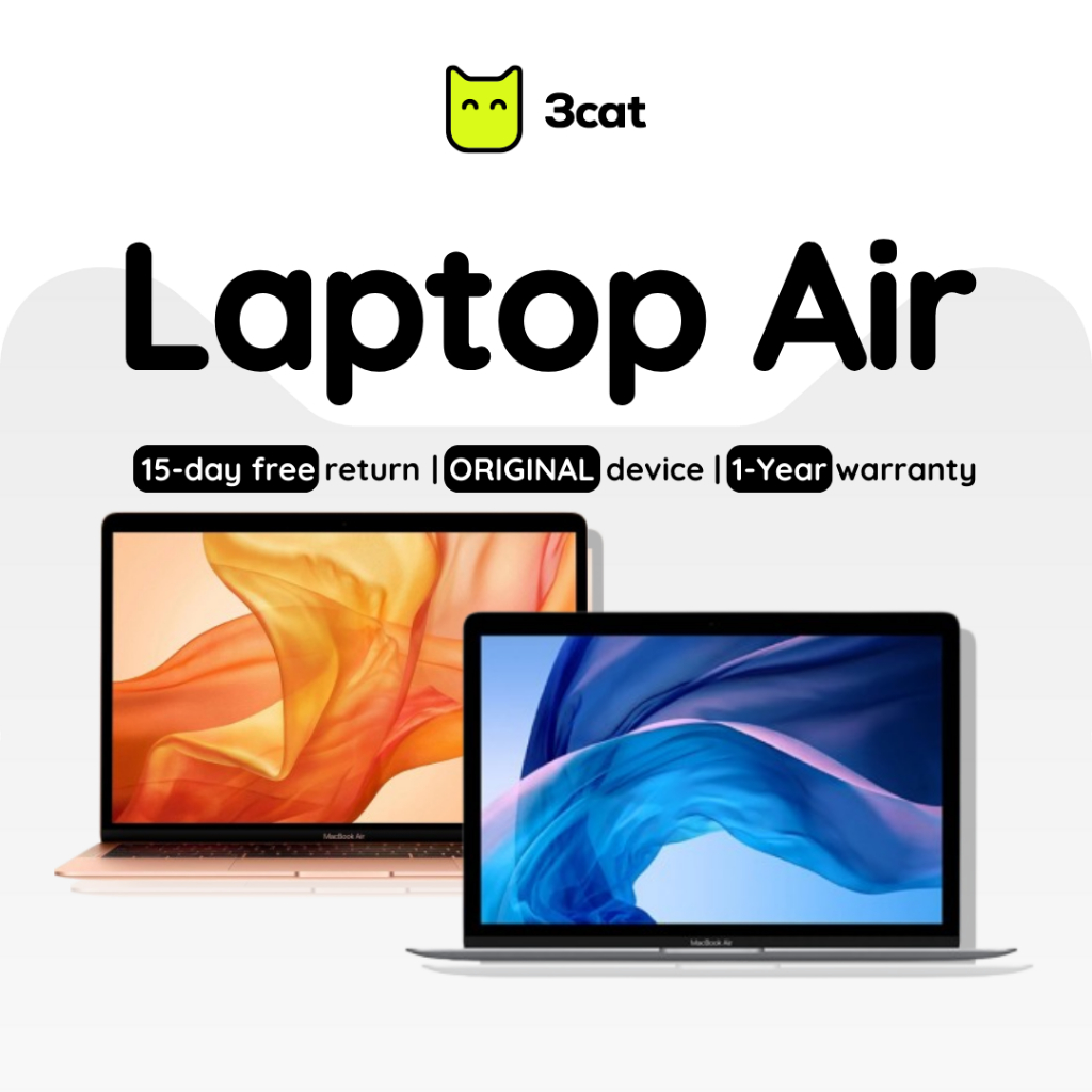 3cat LaptopAir 2019 Intel i3 & i5 Chip 8GB RAM+256GB SSD Bekas Kondisi ...