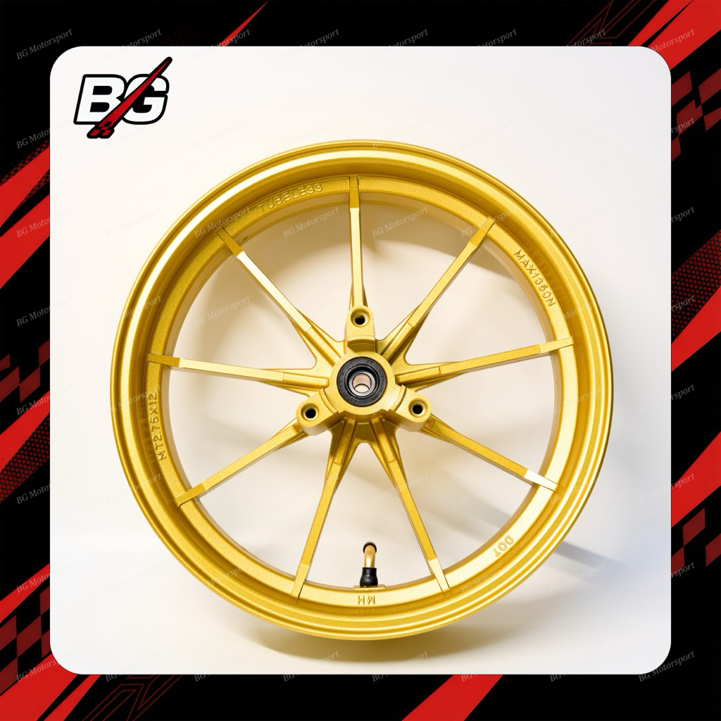 12-inch 2.75j Front Sport Rim (Modified) EV scooter YADEA/ZEEHO/Kruz ...