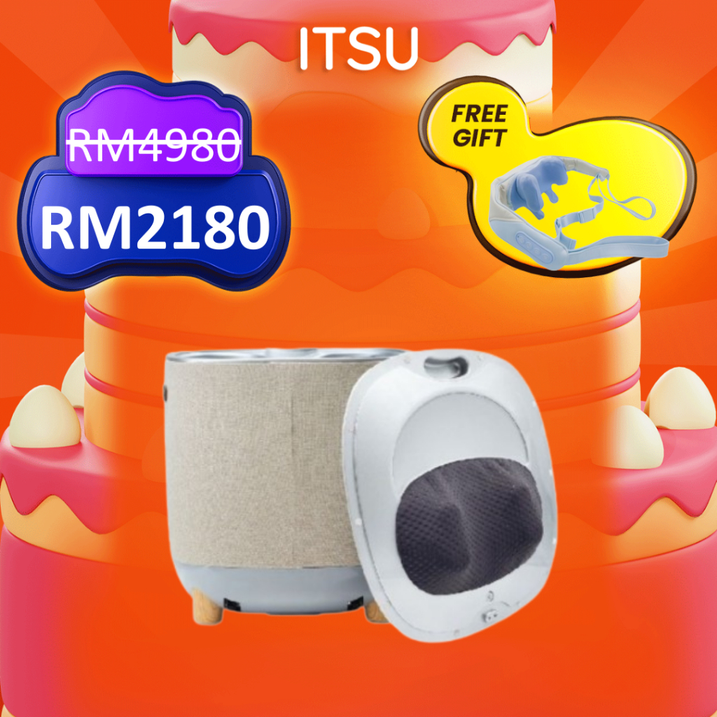 ITSU Mycubo Foot Massager Free iNeo Neck Massager - 2 in 1 Function ...