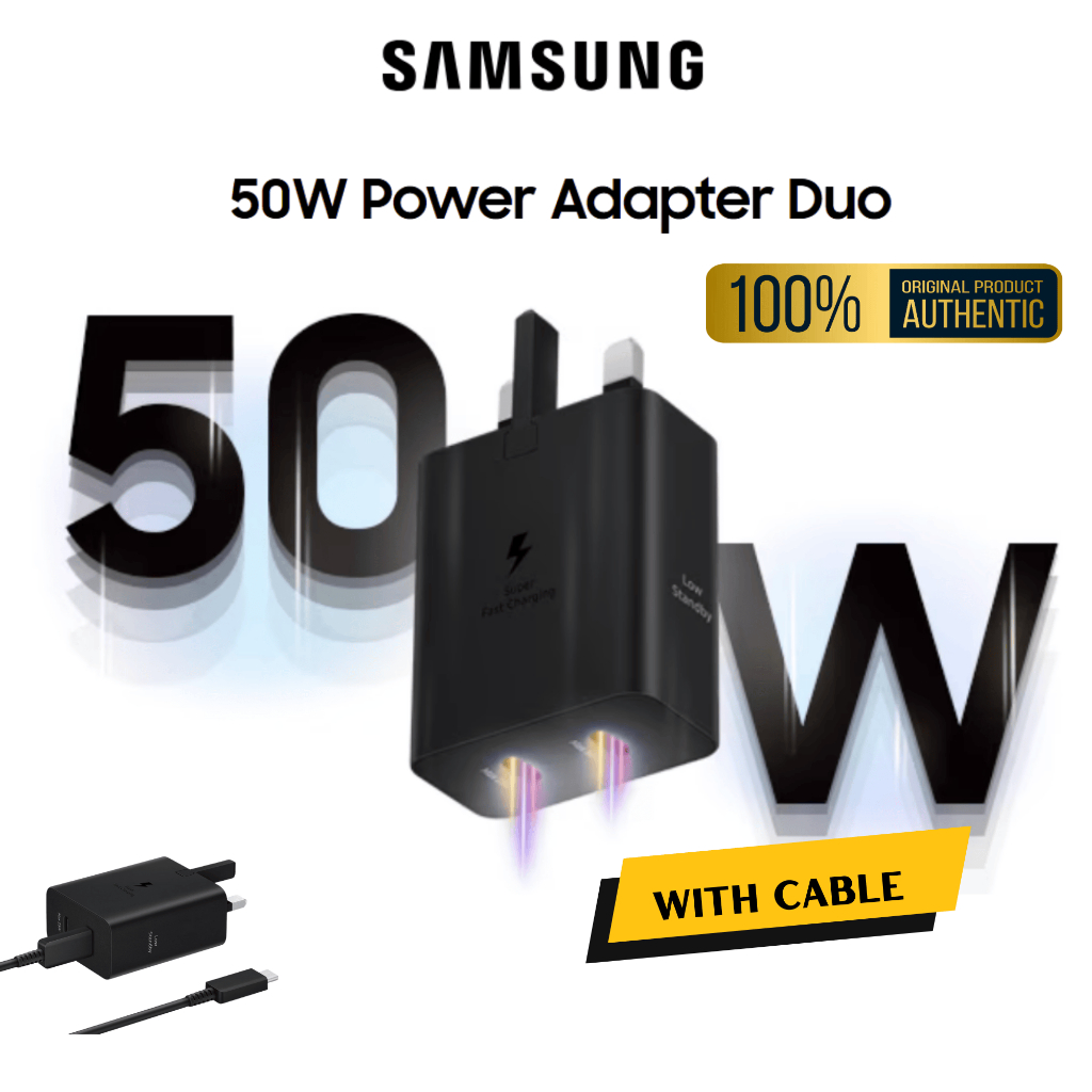 Samsung 50W PD Power Adapter / 25W PD Adapter / Super Fast Charging 2.0 ...