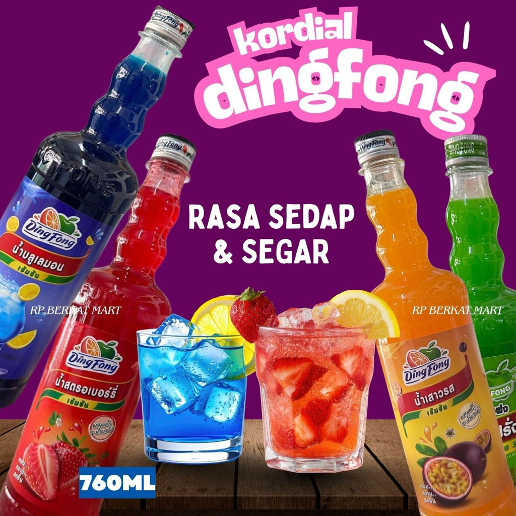 Ding Fong Kordial Halal Ready Ship Today | Shopee Malaysia