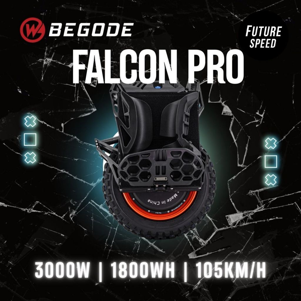 [NEW] Begode FALCON PRO Self Balancing Electric Unicycle (3000w,1800wh ...