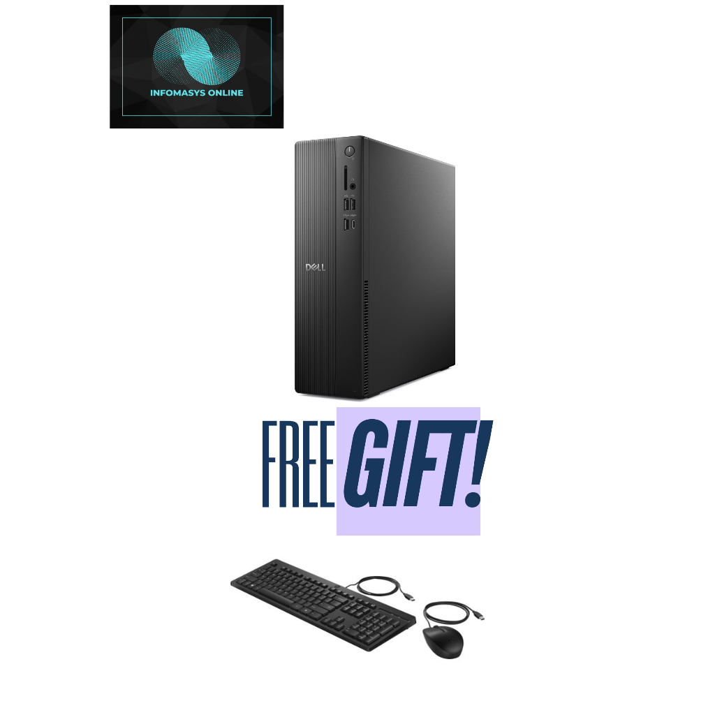 Dell Slim Desktop ECS1250 (ECS1250-i514400-8-512-W11H) | Shopee Malaysia