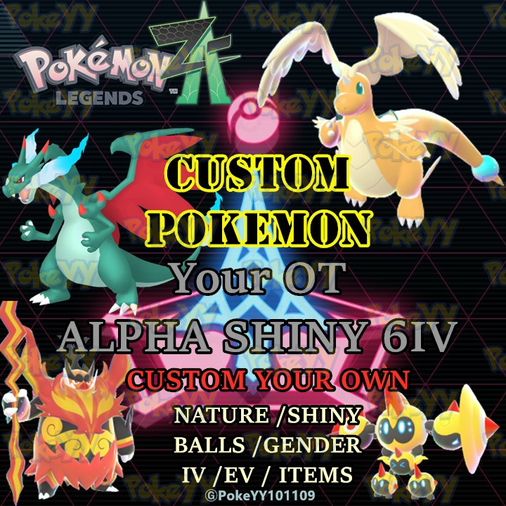Legends: Z-A Custom Pokemon | Mega Dimension DLC | Your Trainer ID ...