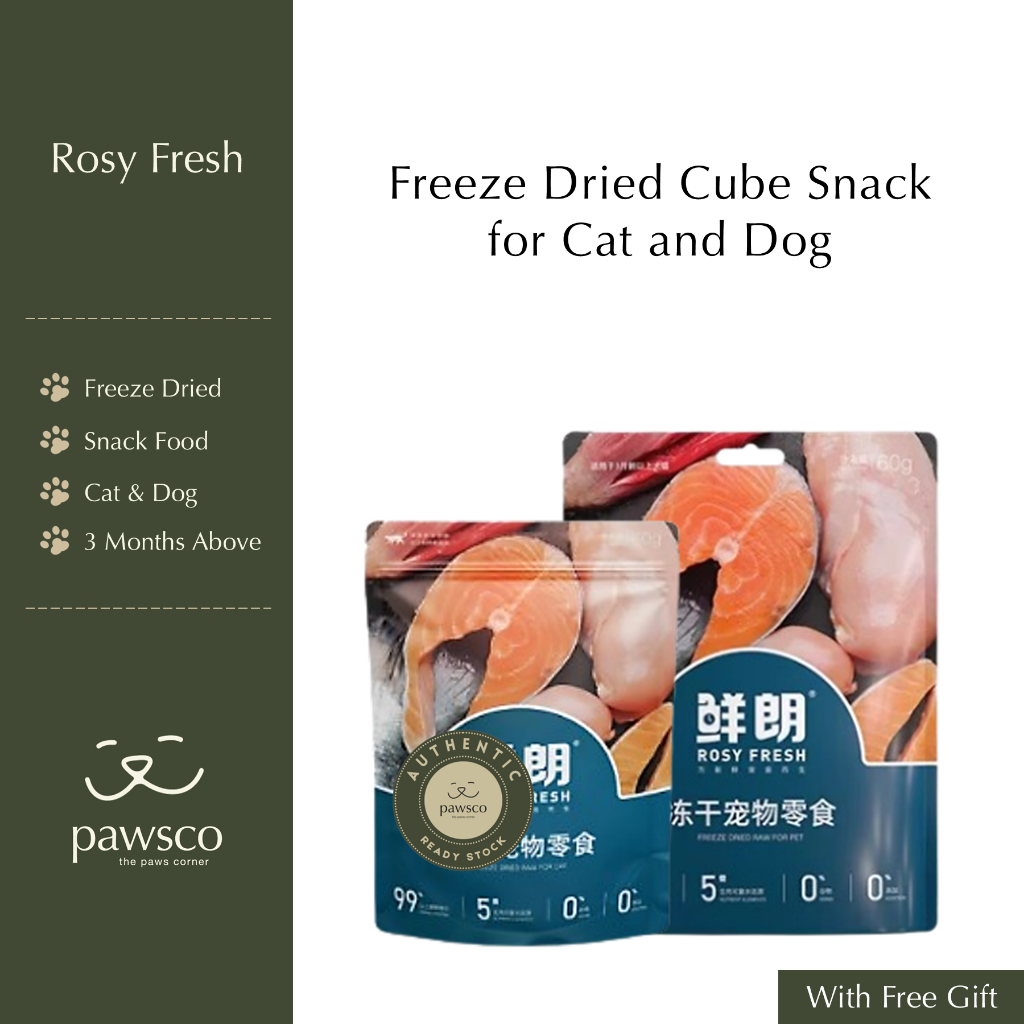 Rosy Fresh Beku Kering/ Rosy Fresh Chicken Duck Freeze Dried for Cat ...