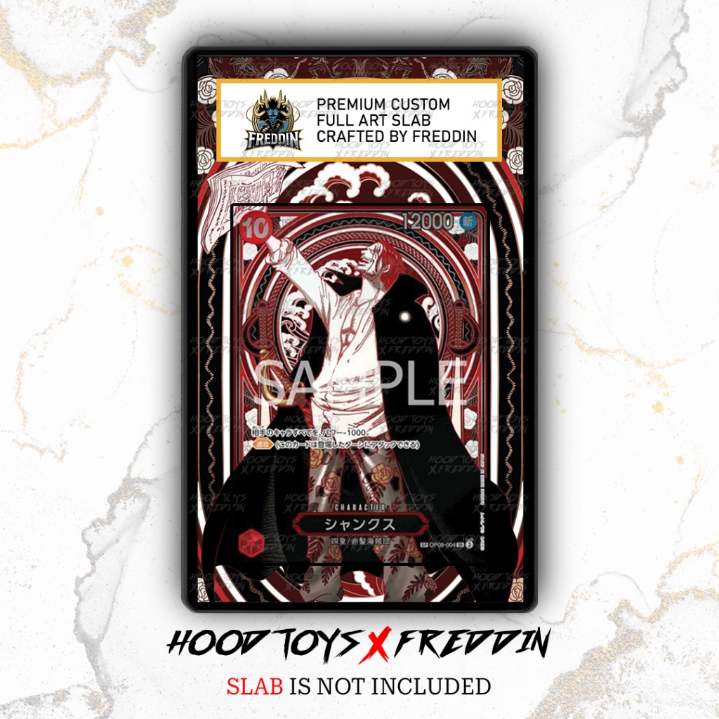 FULL ART SLAB SSP SHANKS RED [ONE PIECE TCG] | Shopee Malaysia