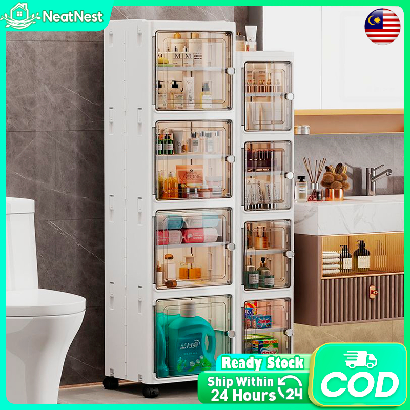 Slim Plastic Drawer Gap Plastic Drawer Cabinet Bathroom Moving Rack ...