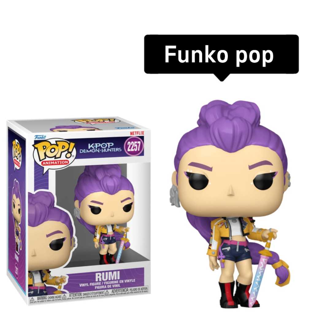 Original Funko Pop! Animation K-pop Demon Hunters 2257 Rumi Collectible ...