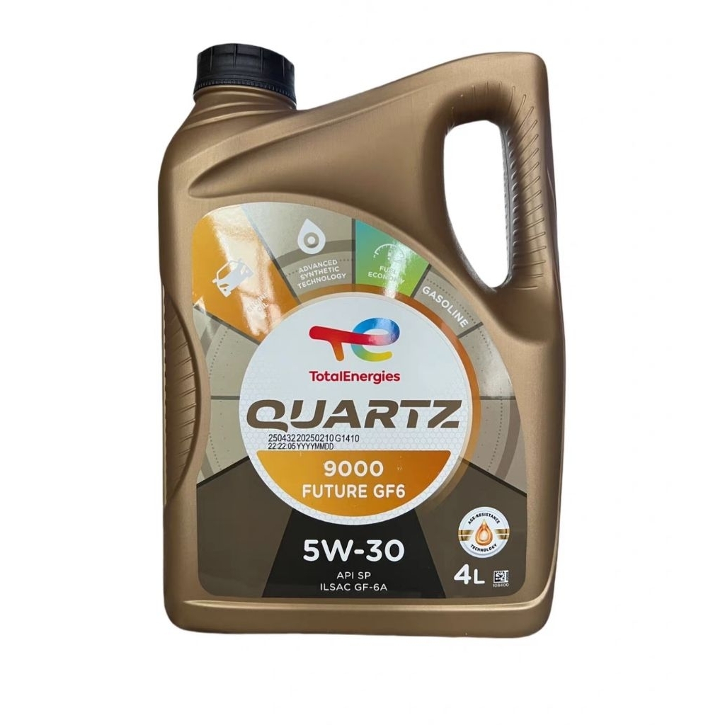 Original Total Quartz 9000 5W30 GF6 4L Fully Synthetic Engine Oil API ...