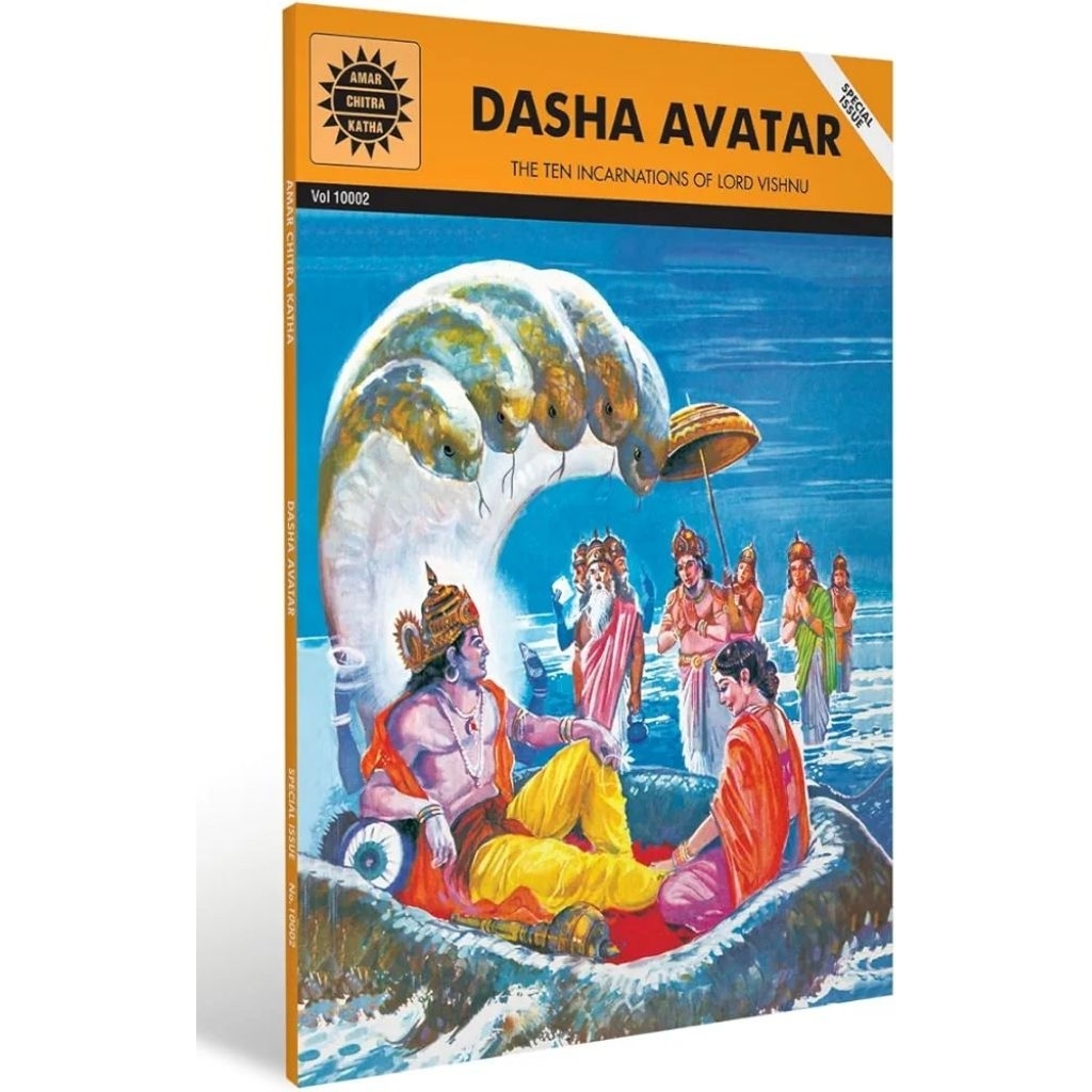 Amar Chitra Katha Dasha Avatar Children Stories Comic Version English ...
