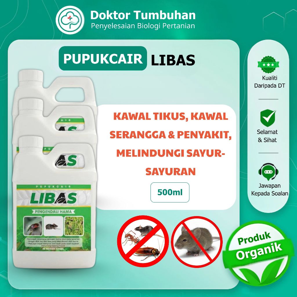 [Kesan Pantas] Racun Serangga Libas - Rawat Bakteria & Ulat, Sayur ...