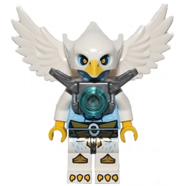 LEGO LOC047 Legends of Chima : Ewar Minifigure - Flat Silver Armor ...