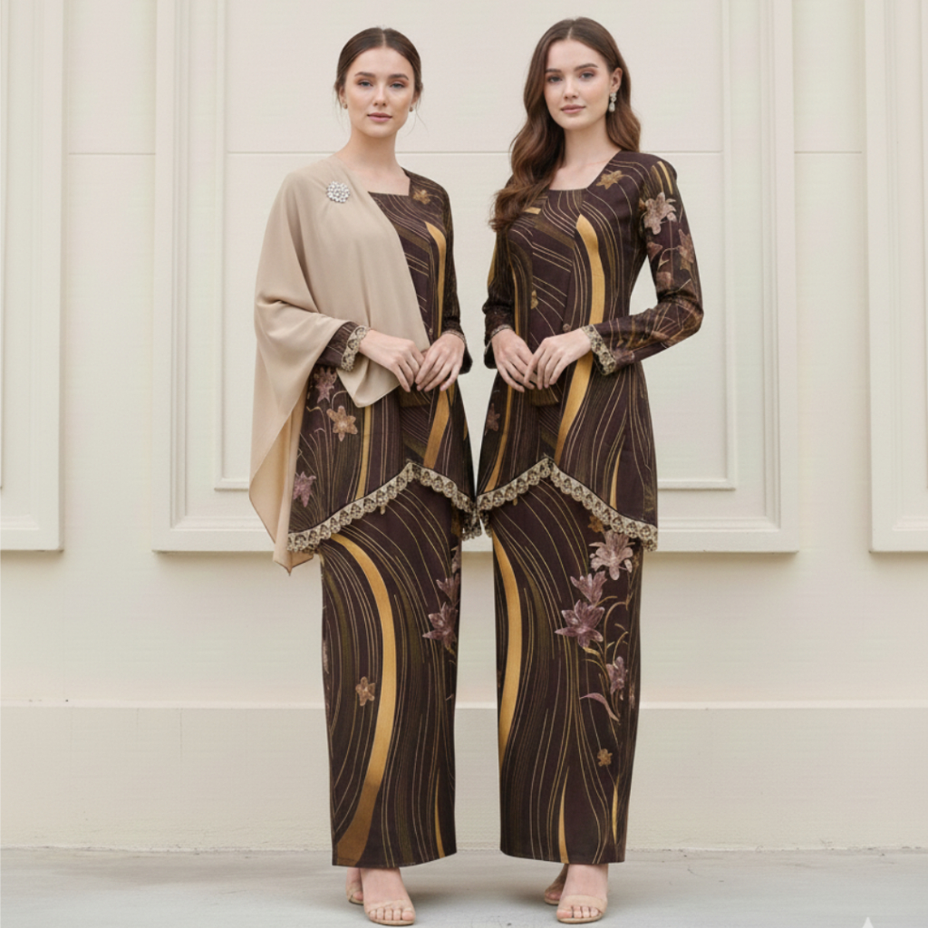 KEBAYA SOPHIE by Athifa Azzahrah - Baju Raya Kebaya 2026 | Plus Saiz ...