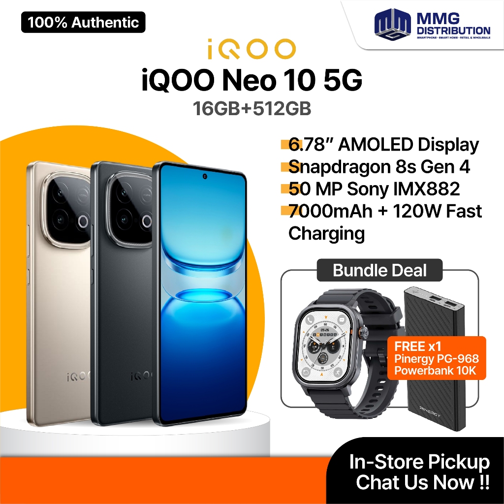 iQOO Neo 10 5G (16GB RAM 512GB ROM) - READY STOCK, 1 Year iQOO Malaysia ...