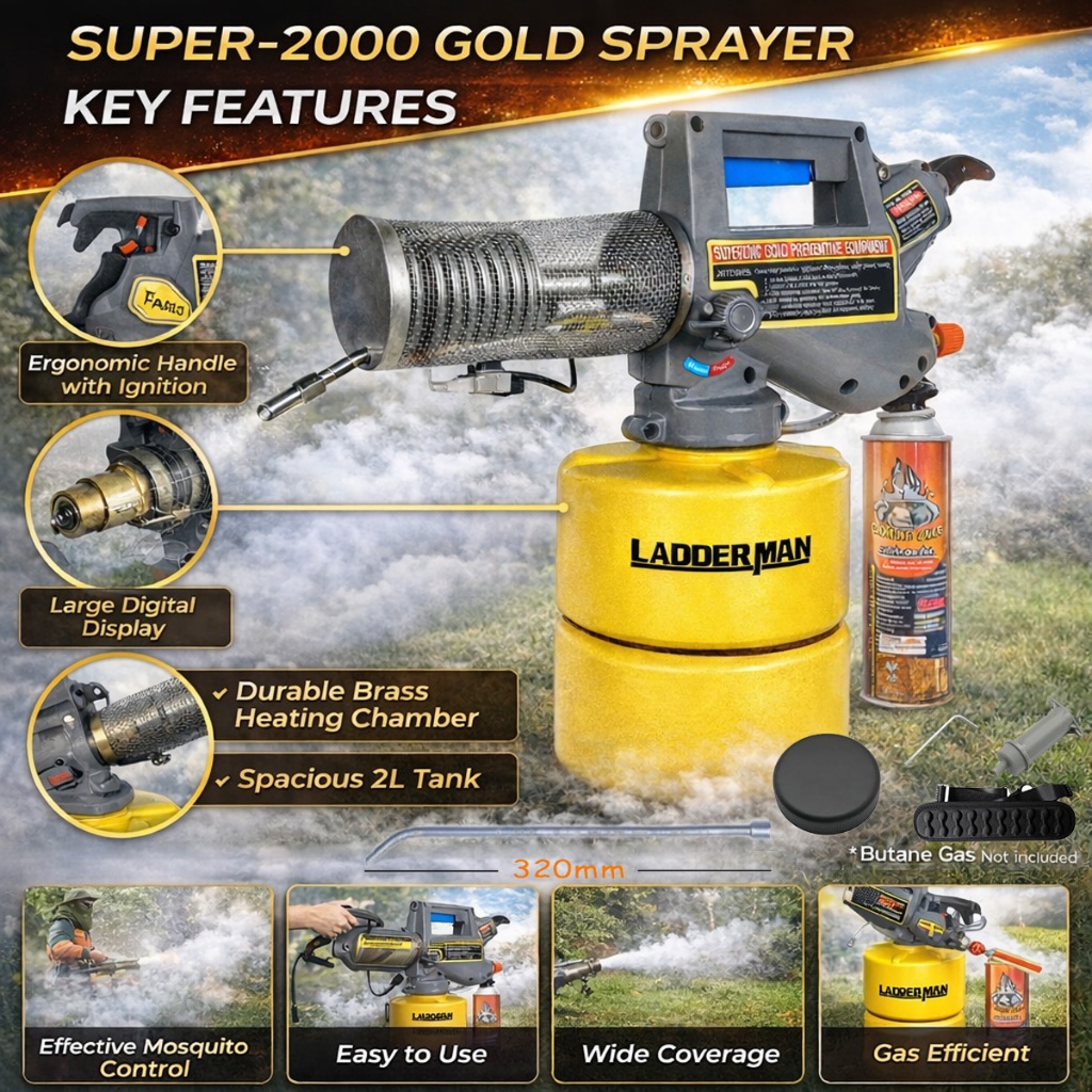 FOGGER MACHINE 2L Mosquito Insect Pest Killer Bug Control Thermal ...