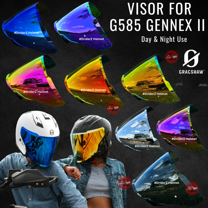 [Visor] Gracshaw helmet G585 GENNEX II visor Gennex 2 visor for Day ...