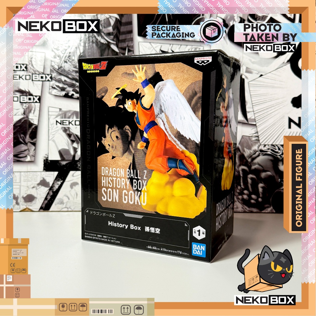 Original (Gold Sticker) Japan Anime figure Dragon Ball Z History Box ...