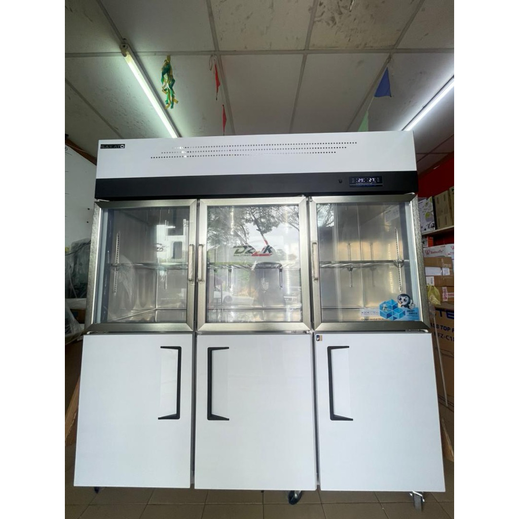 SAKATO 6 Doors stainless Steel Combine Chiller & Freezer Piping System ...