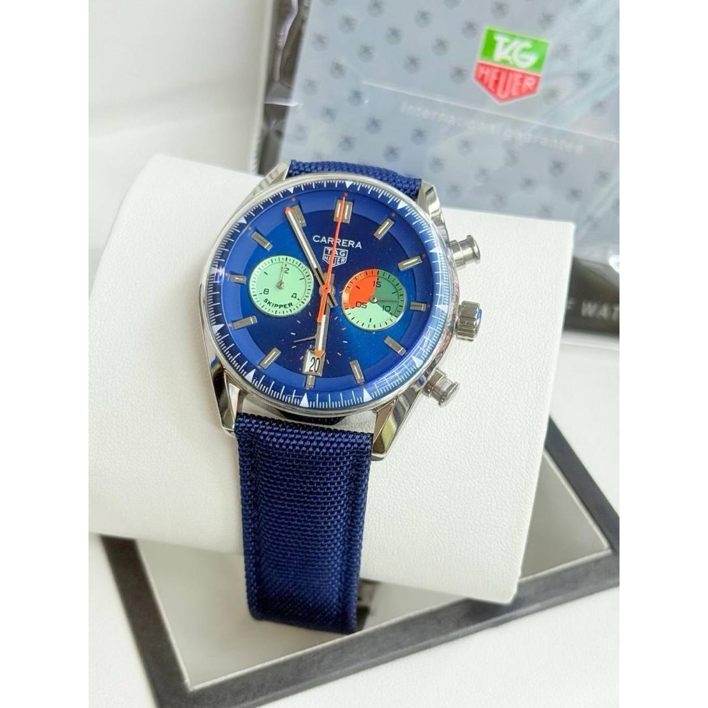 Tag heur chronograph Watch in Side all working for Men with box ...