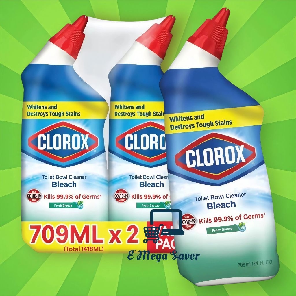 Clorox Toilet Bowl Cleaner Fresh Breeze Scent 709ml (24fl oz) | Shopee ...