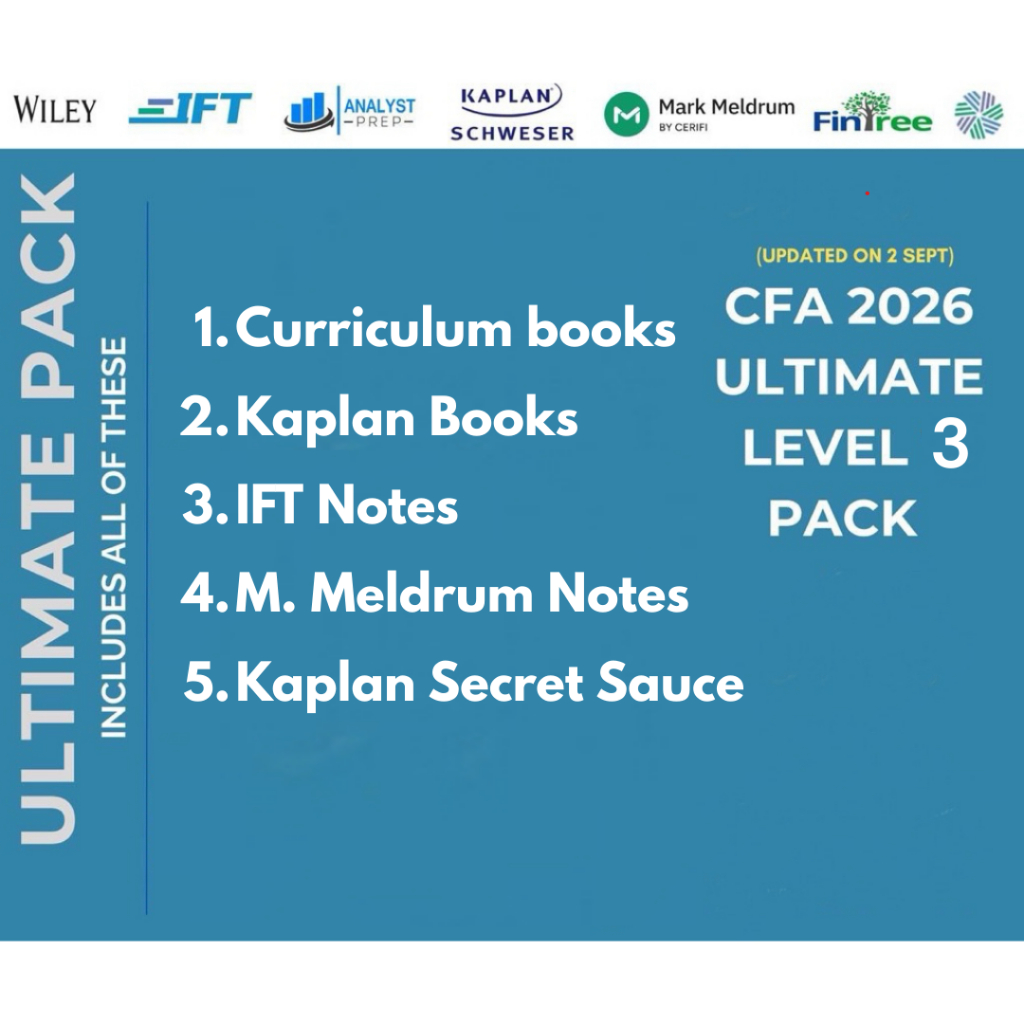 2026/2025 CFA Level 3 Kaplan Schweser Notes , IFT Notes , Mark Meldrum ...